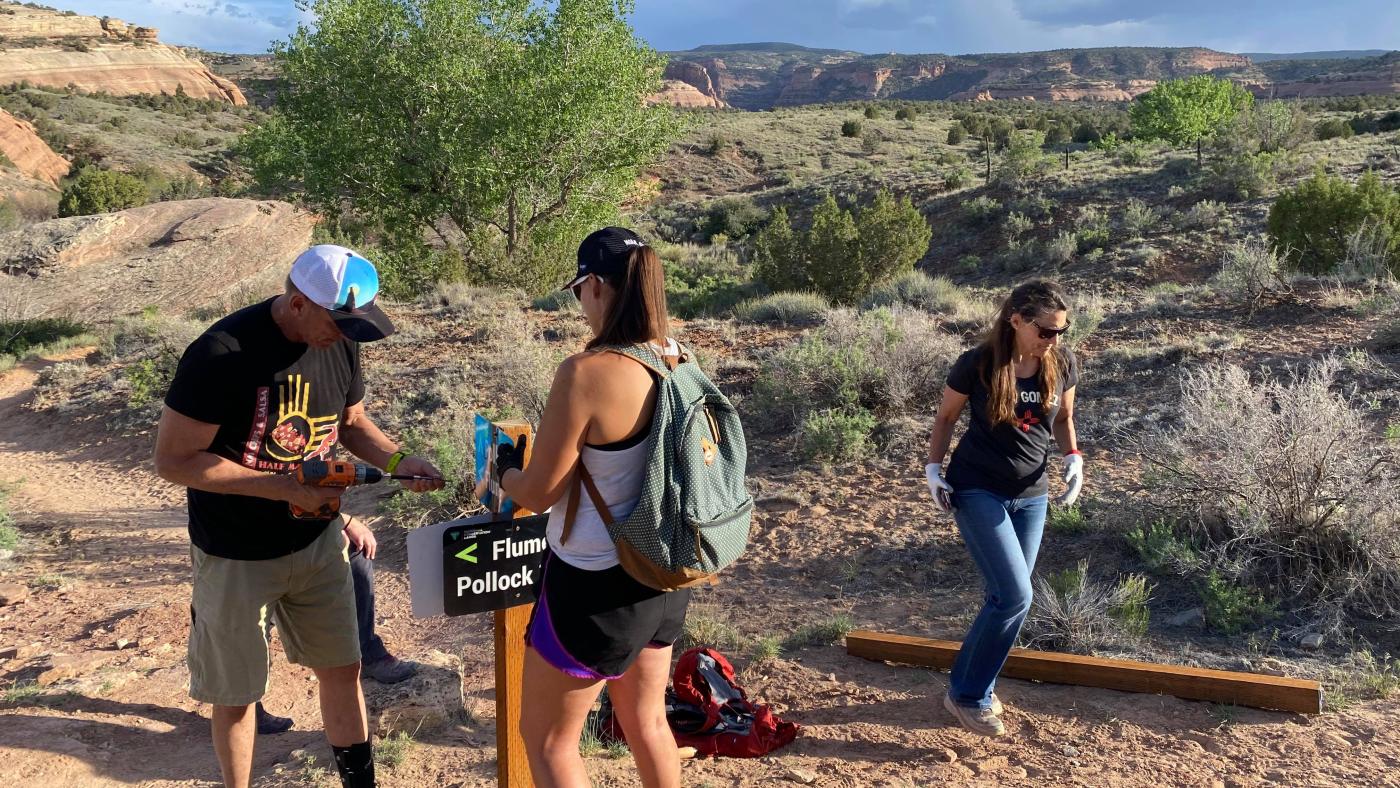 Flume Canyon and Pollock Bench Trail Work - May 2021 | Mesa Monument ...